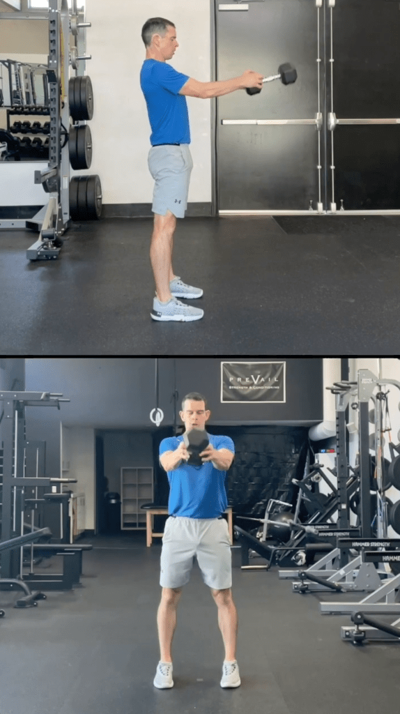 Dumbbell Swing Exercise for Explosive Hip Power For Golfers
