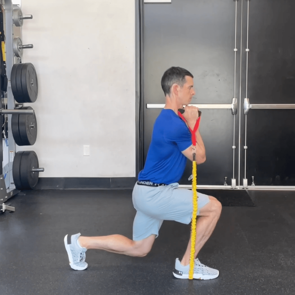 Band Split Squat – Lower Body Strength Anywhere with Bands